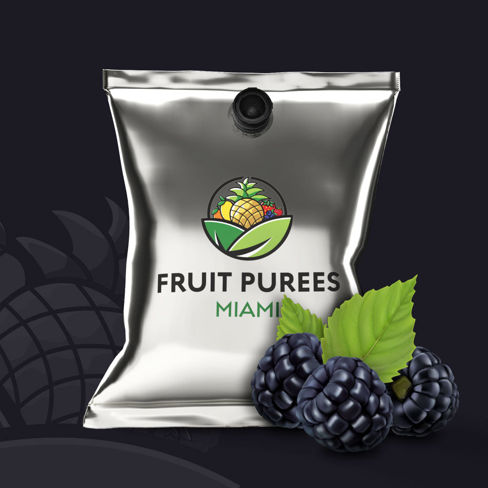 44 lb Blackberry - Aseptic Fruit Puree – Fruit Purees Miami