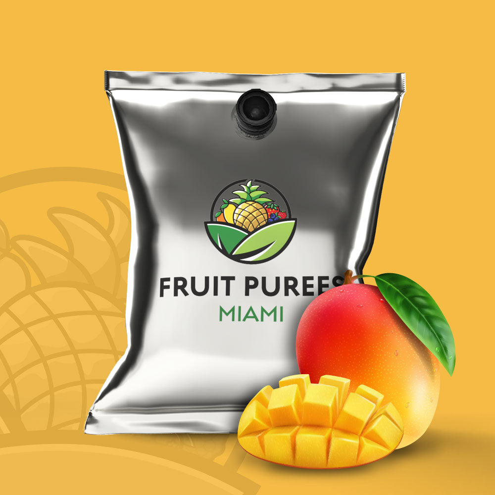 11 lb Mango - Aseptic Fruit Puree – Fruit Purees Miami