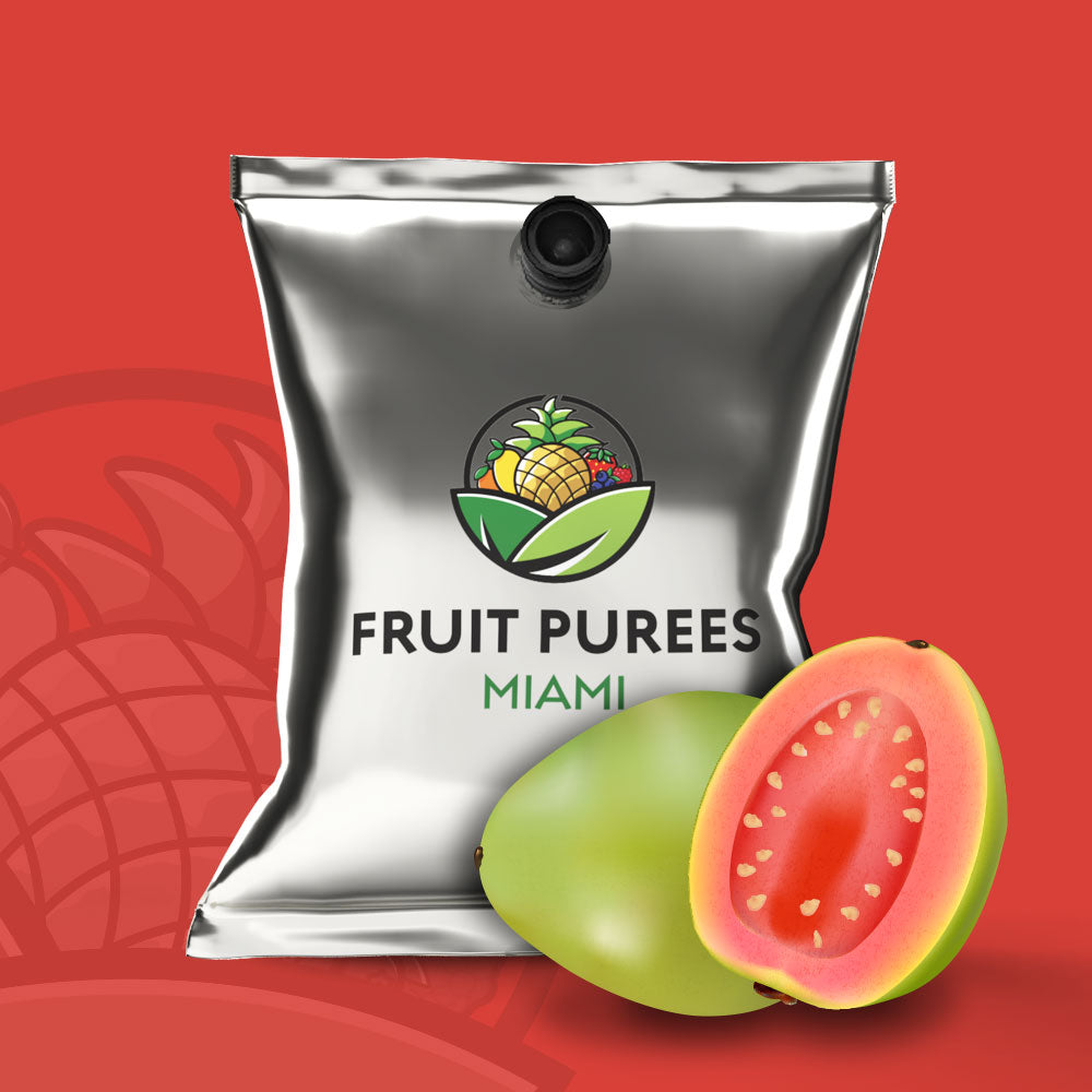 11 lb Pink Guava - Aseptic Fruit Puree – Fruit Purees Miami